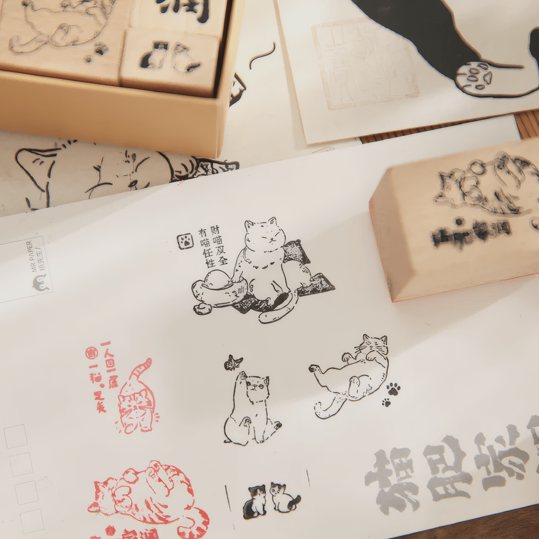 Chinese Style Stickers, Tape & Journals Theme – Desk Cosmos