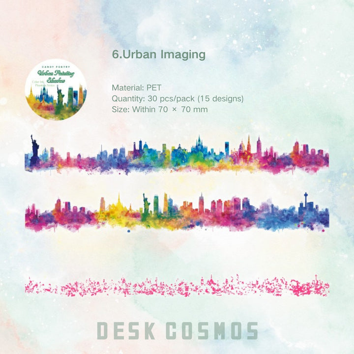 Color Ink Phantom Series PET Tape - Desk Cosmos