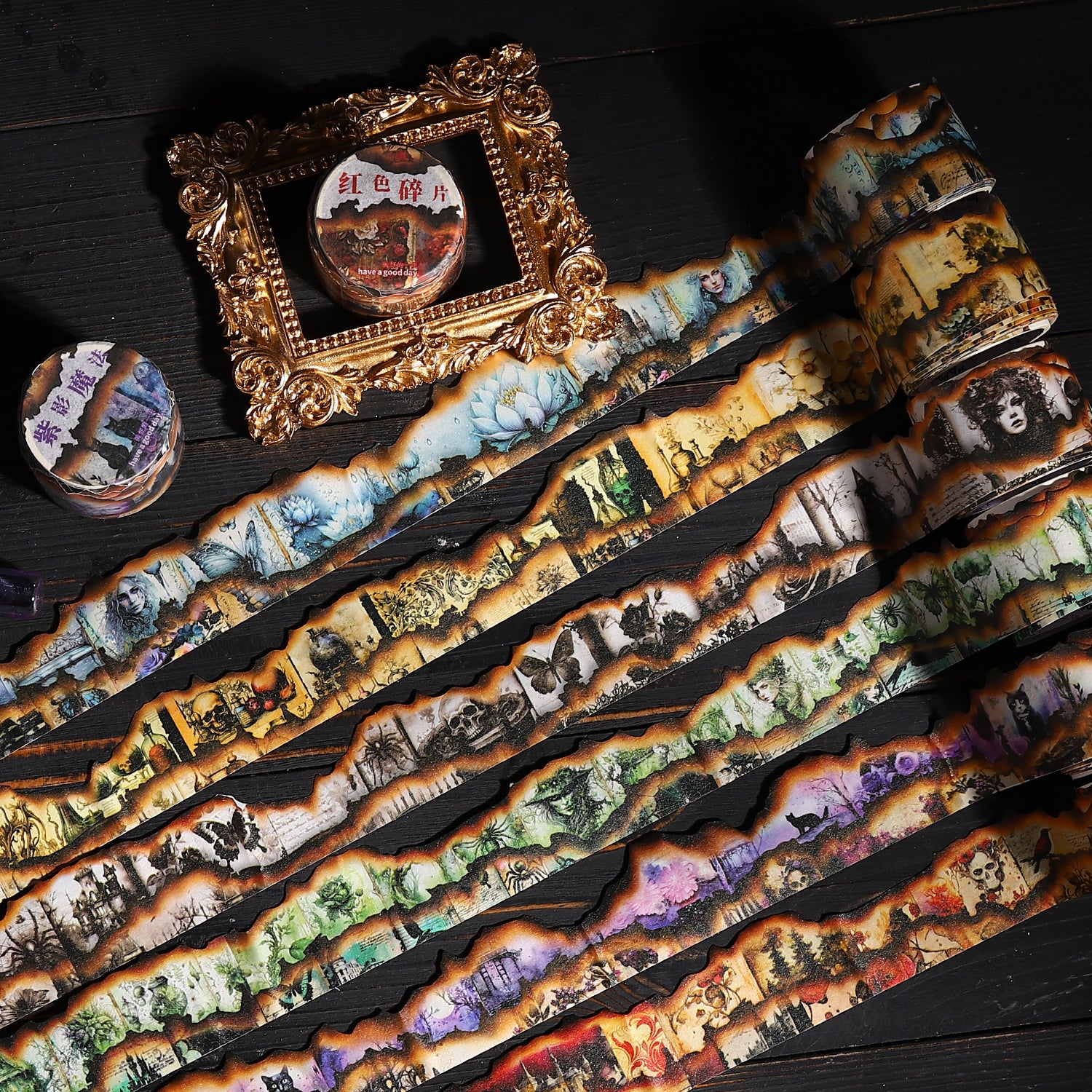 Gothic Magic Ruins Washi Stickers for Journal - 6 Designs – Desk Cosmos