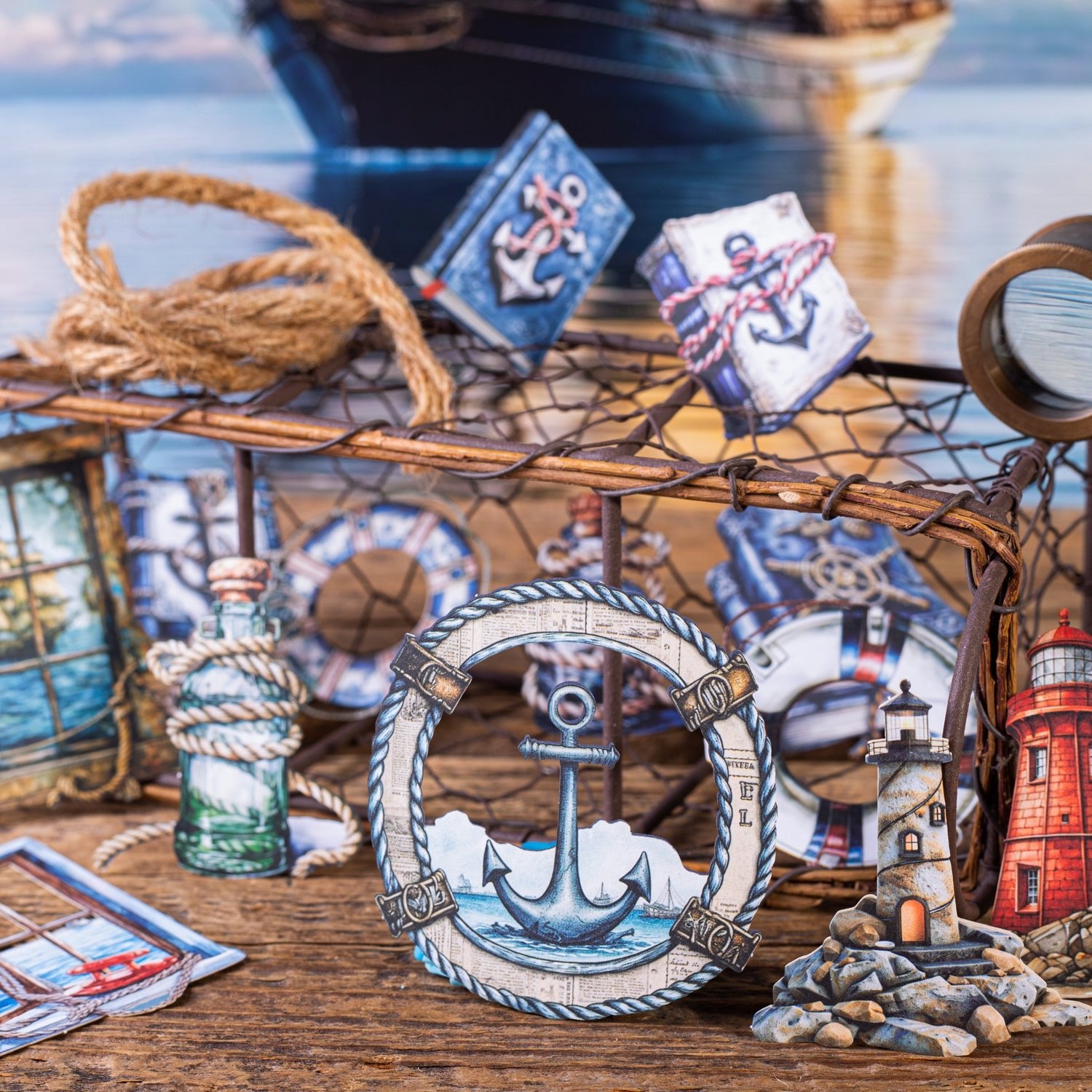 Maritime Stickers Cardstock Maritime Time – Desk Cosmos