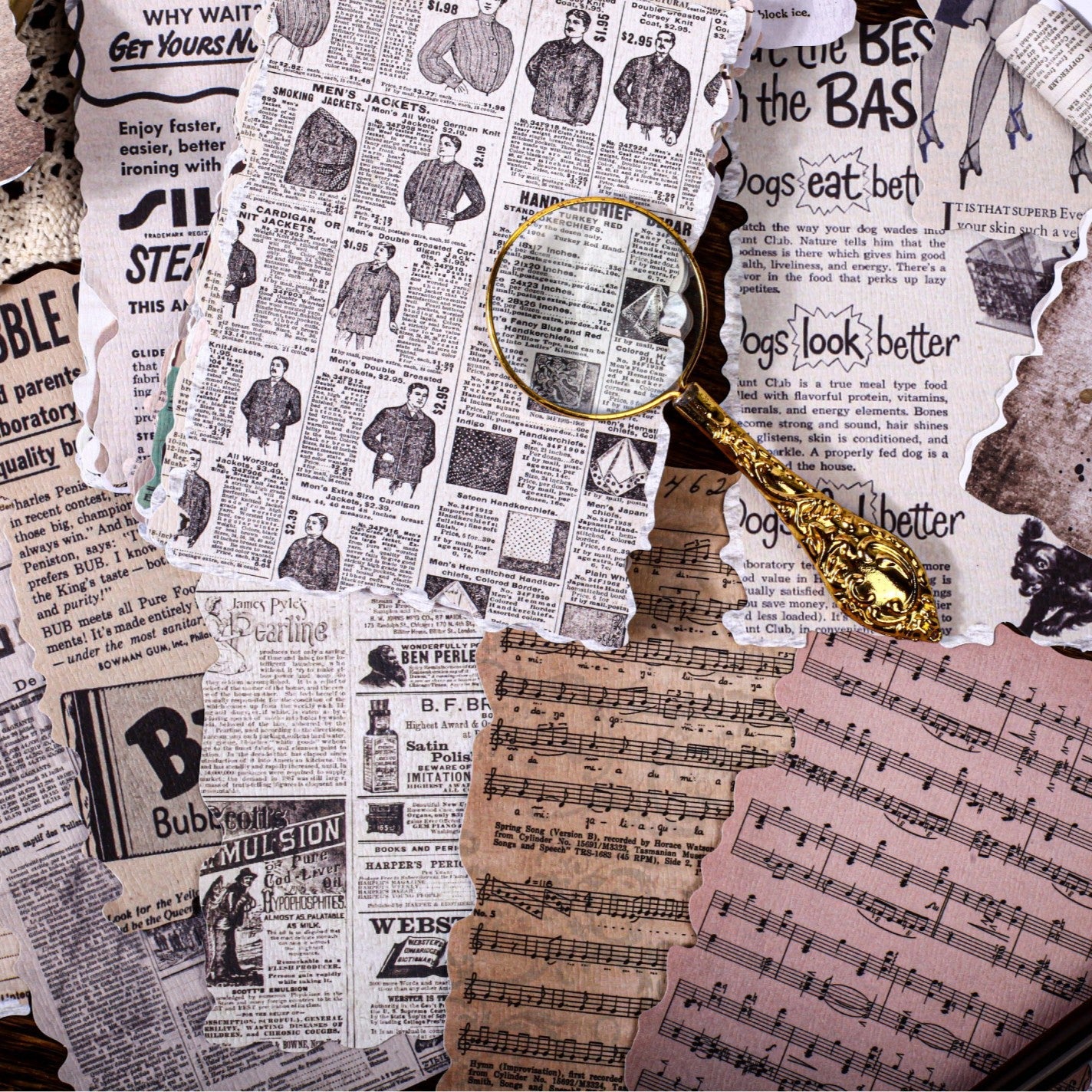 Retro Paper memory series material paper - Desk Cosmos