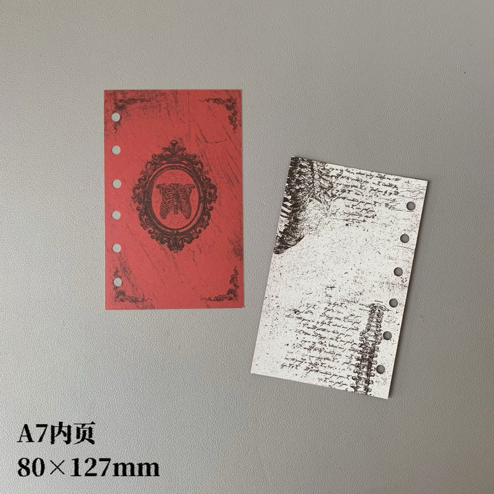 Blood moon A7 Gothic Notebook Magic Theme Journaling – Desk Cosmos