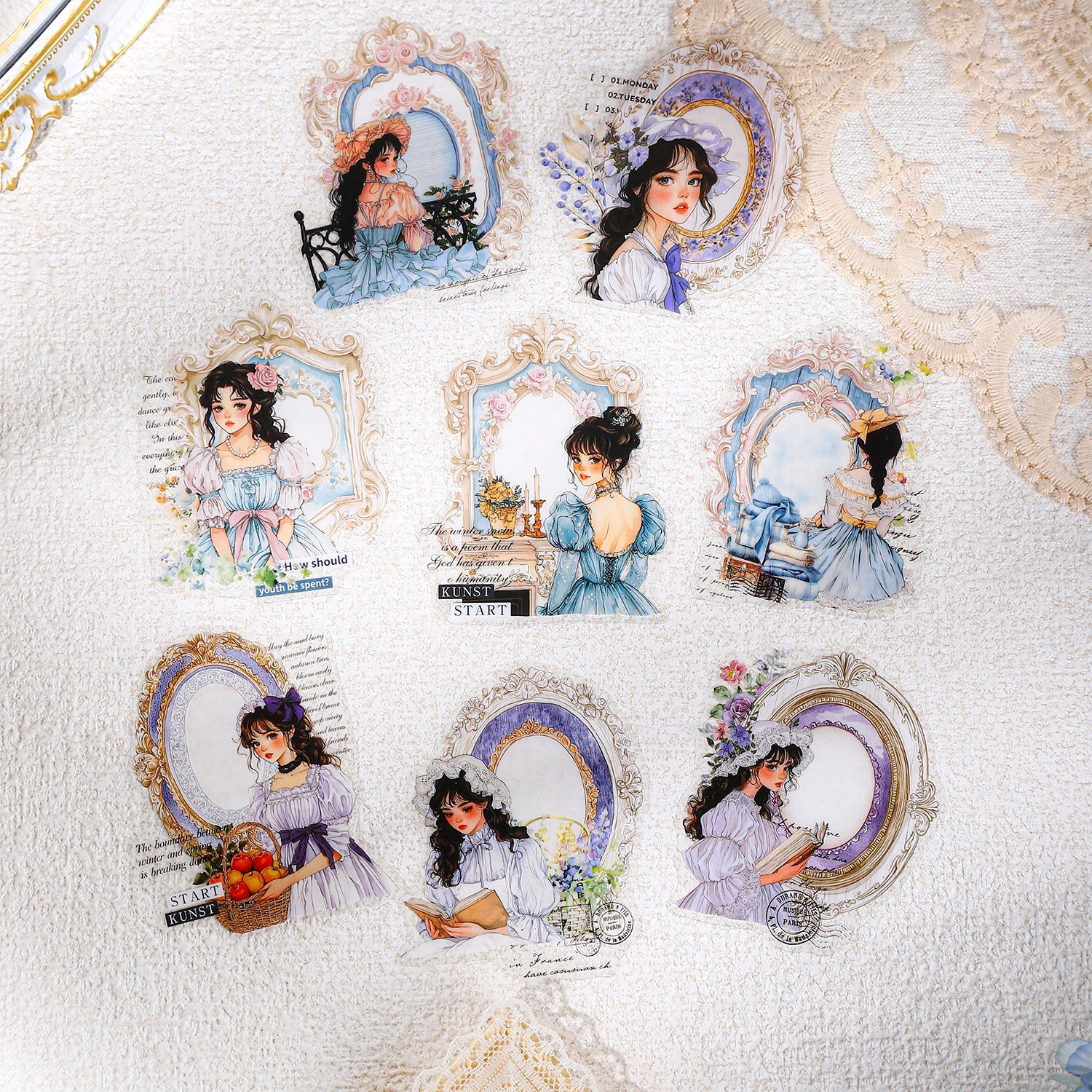 Starlight Girl PET Stickers Starlight Diary Characters – Desk Cosmos