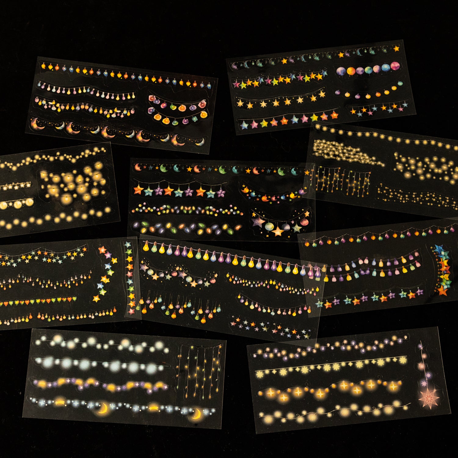 Starry Night Large Sticker Book Scrapbook Supplies Aesthetic Collage ...