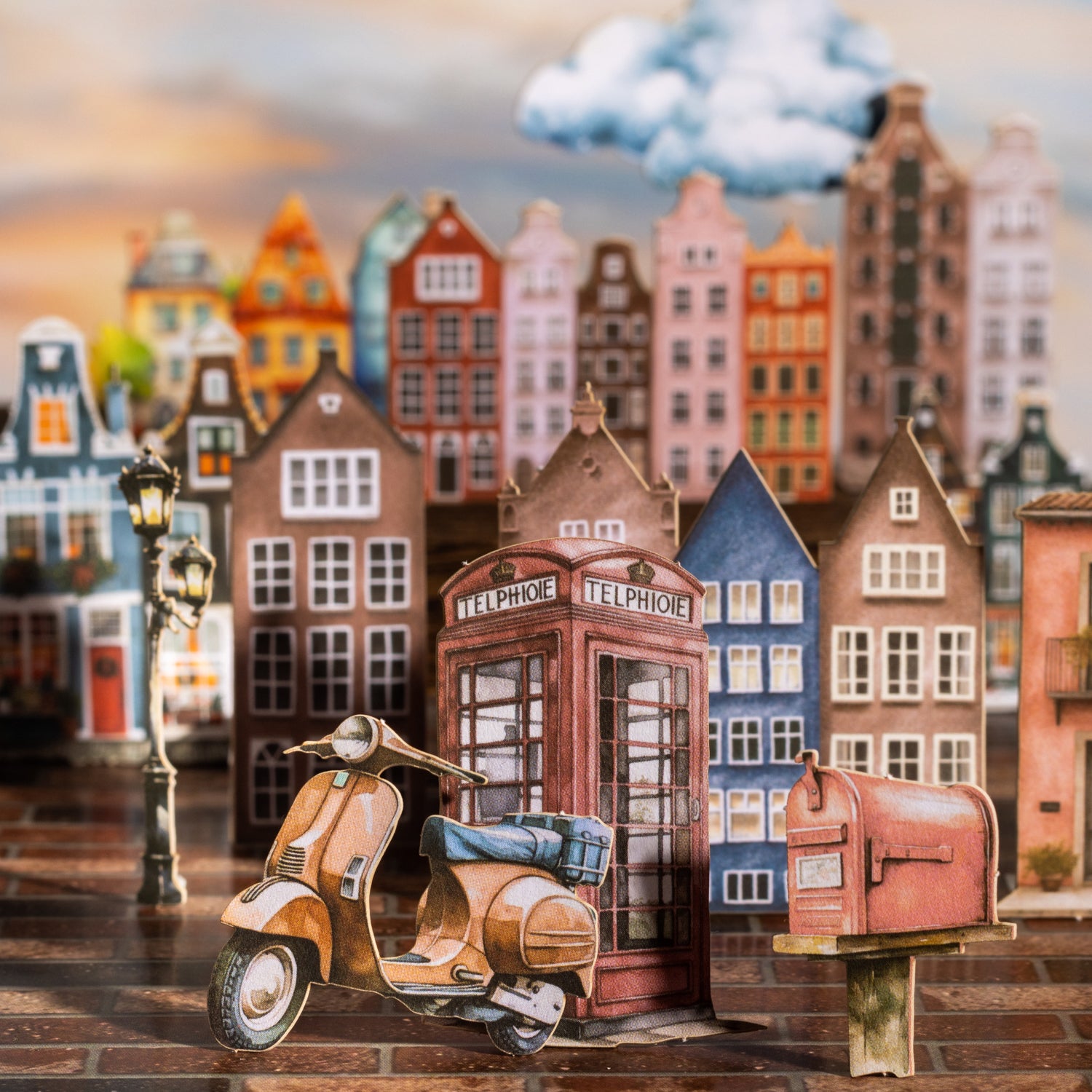 Time Cabin Stickers Collage Supplies Self-Adhesive Scrapbooking Pack ...